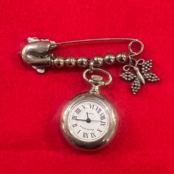 Jewelry | Vintage Pocket Watch Pin | Poshmark